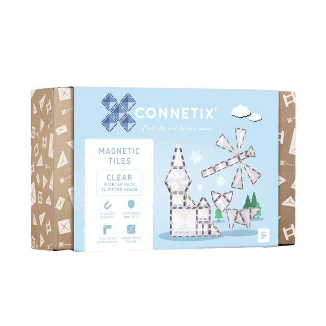 Connetix Tiles 34 pc Clear Pack | Childrens Education Gifts Online ...