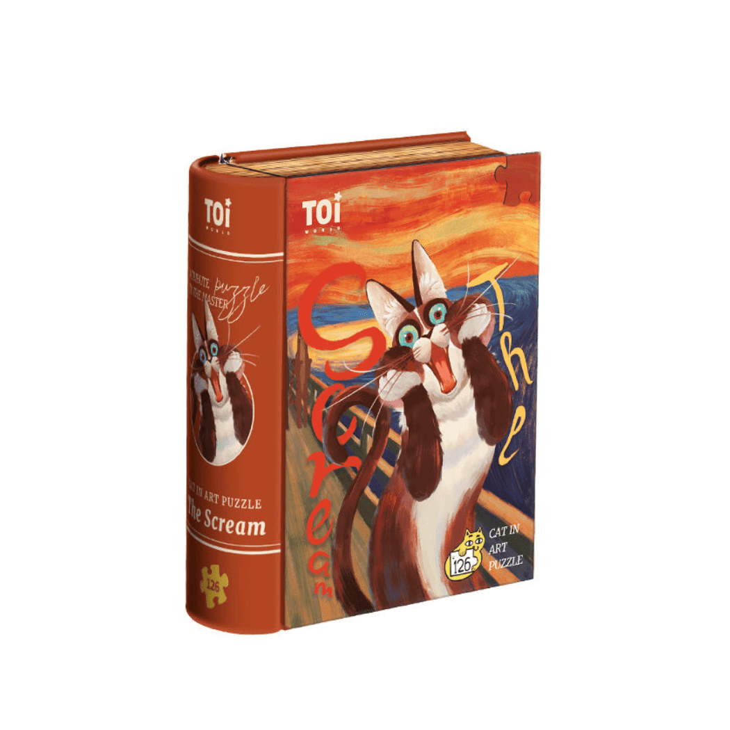 TOI Cat in Art Puzzle - The Scream – Lupipop