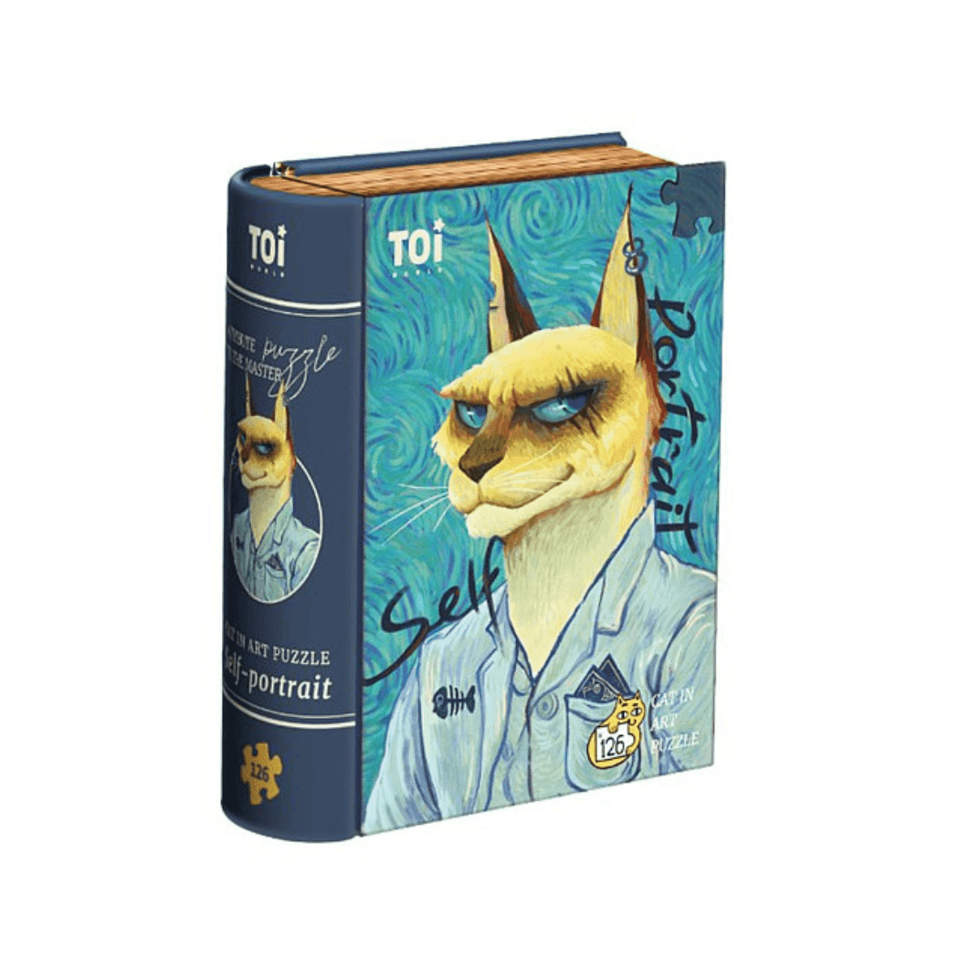 TOI Cat in Art Puzzle - Van Gogh‘s Self Portrait – Lupipop